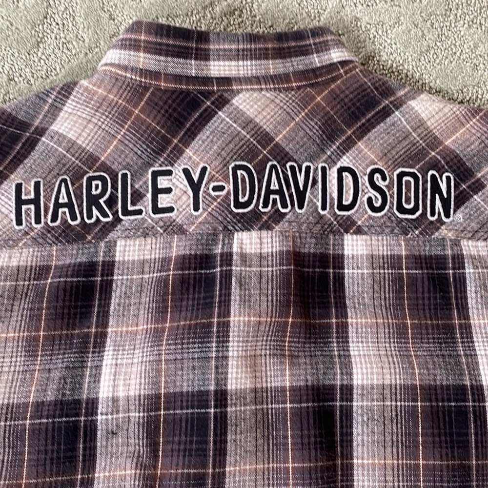 Harley-Davidson Tall 100%Cotton Flannel Long Sleeve S… - Gem
